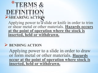 Machine-Shop-Safety-Training at the work place with safety precautions ...