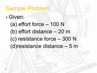 Physics Science: Machines and Efficiency | PPTX