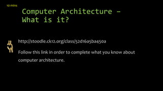 Machine architecture 2 | PPT