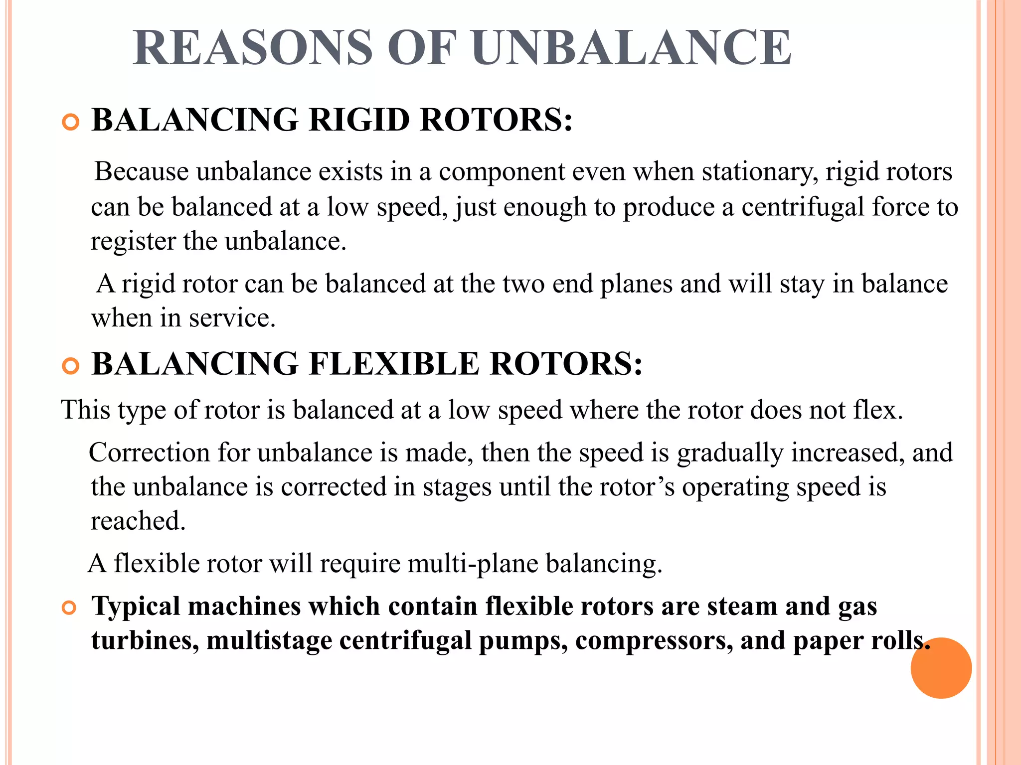 Machine balancing presentation | PPTX
