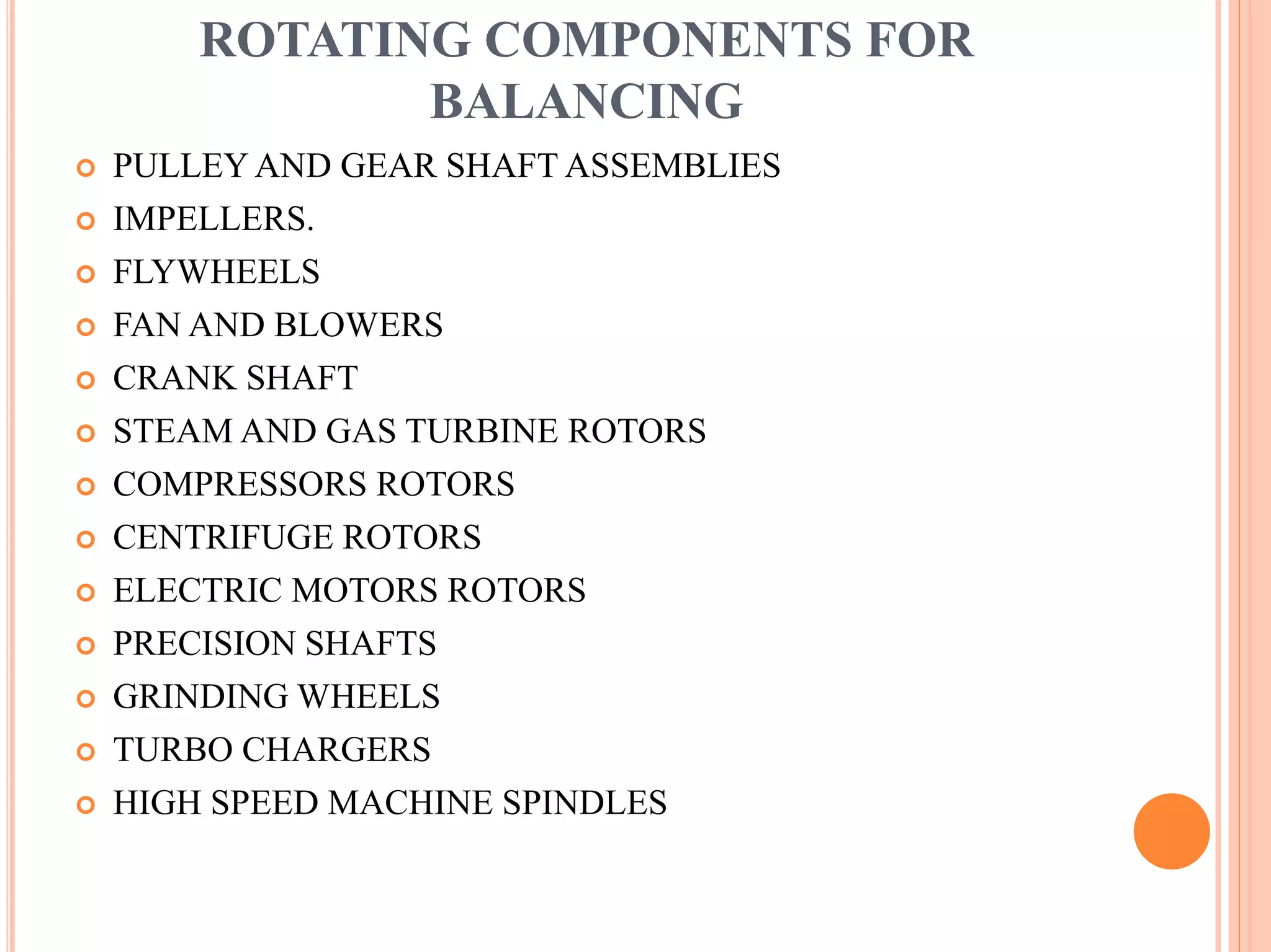 Machine balancing presentation | PPTX