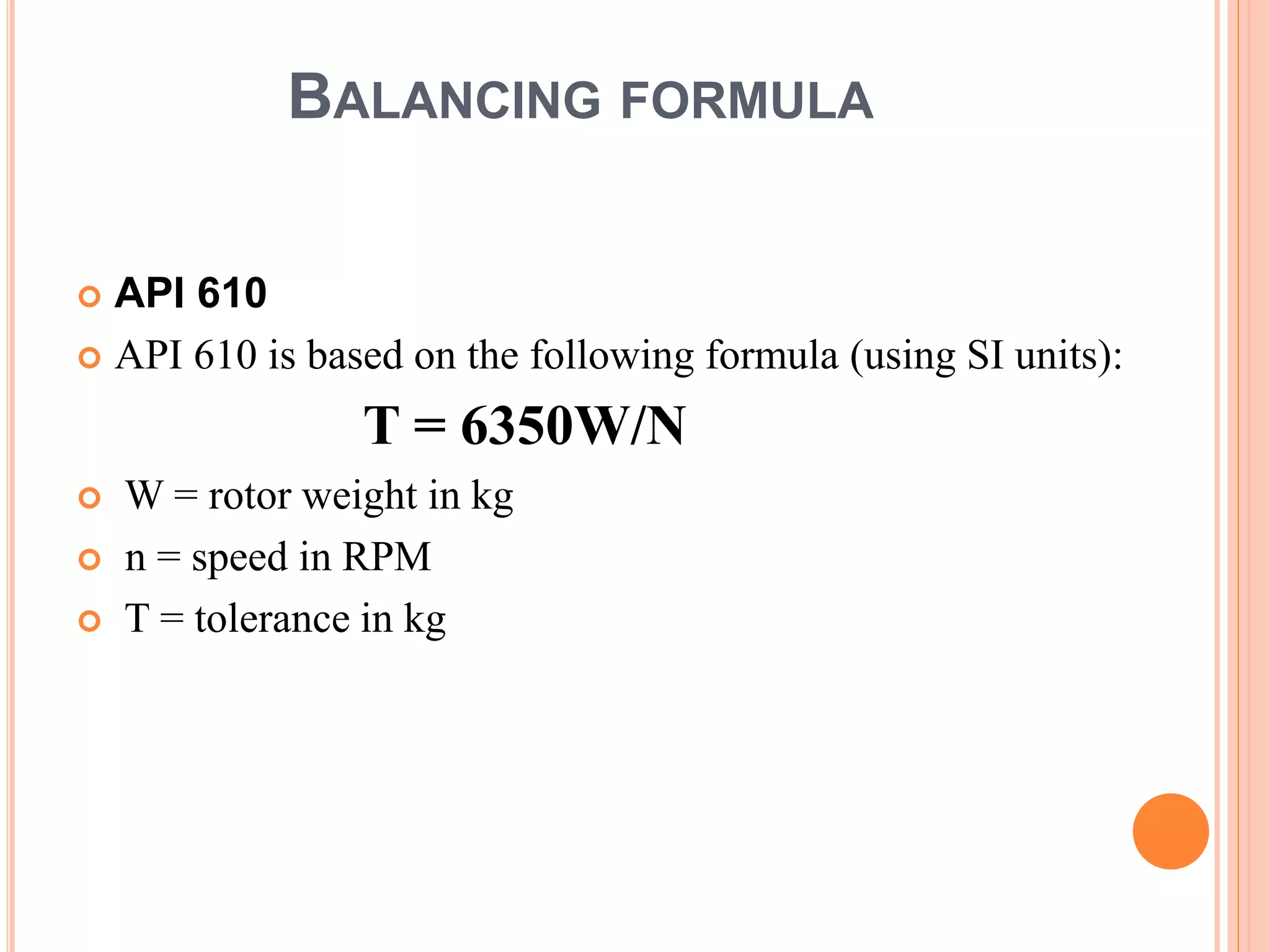 Machine balancing presentation | PPTX