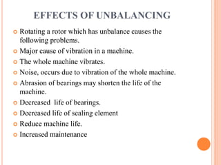 Machine balancing presentation | PPTX