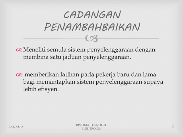 Machine breakdown analysis | PPTX