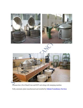 ABSORBENT COTTON MANUFACTURING MACHINE | PDF