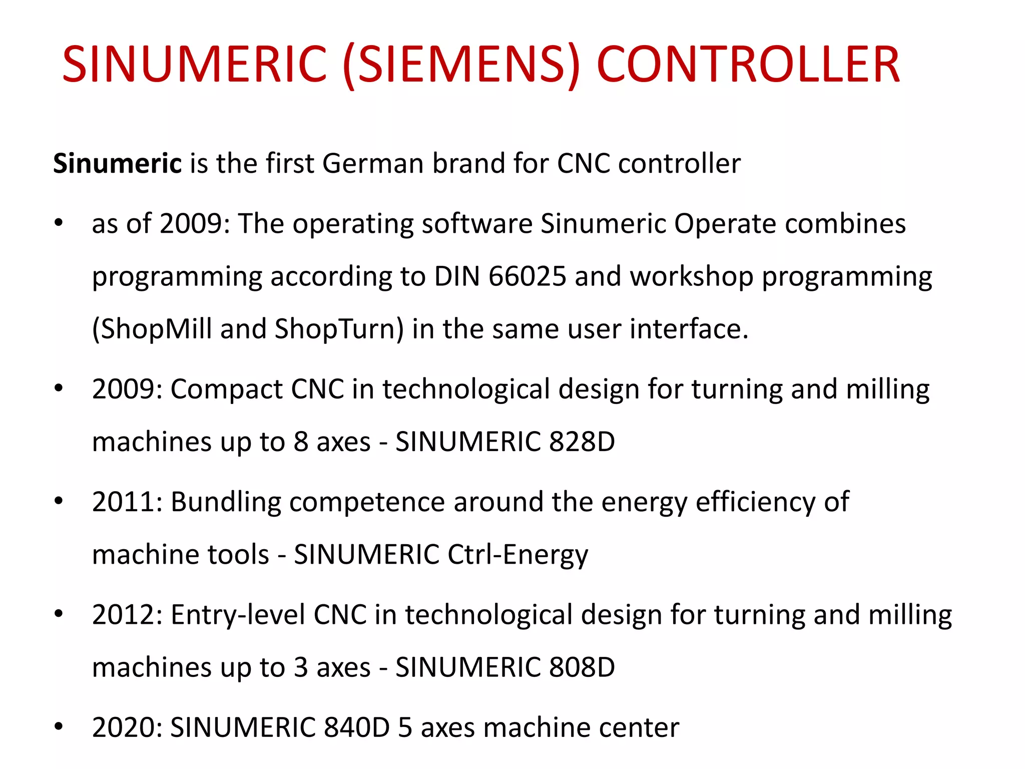 CNC machining center and CNC controllers | PPTX