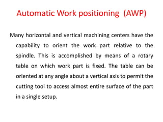 CNC machining center and CNC controllers | PPTX