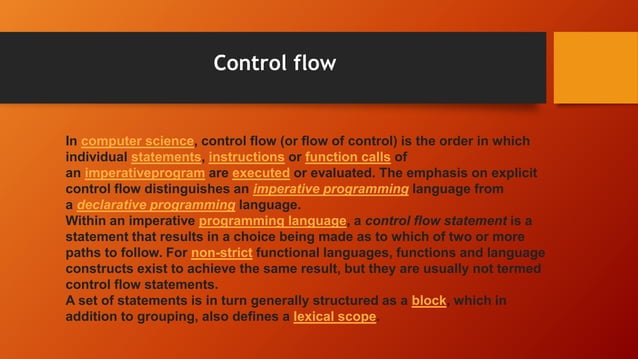 Machine control flow | PPT