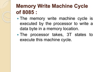 Machine cycles | PPTX