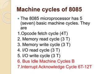 Machine cycles | PPTX