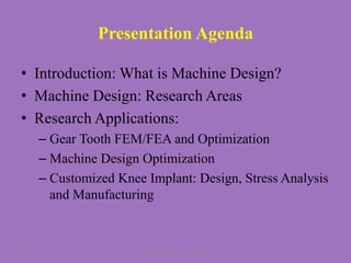 Mechanical Machine Design -Introduction | PPTX