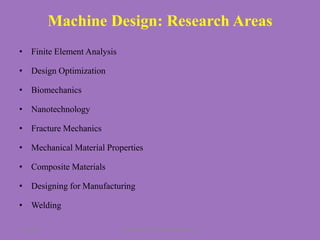 Mechanical Machine Design -Introduction | PPTX