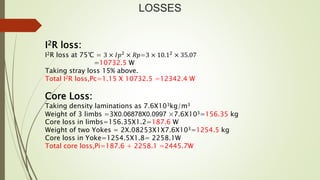 Electrical Machine design | PPTX