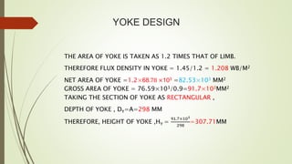 Electrical Machine design | PPTX
