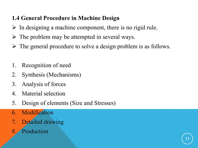 Machine Design Lecture (1) Introduction.pptx | Physics | Science