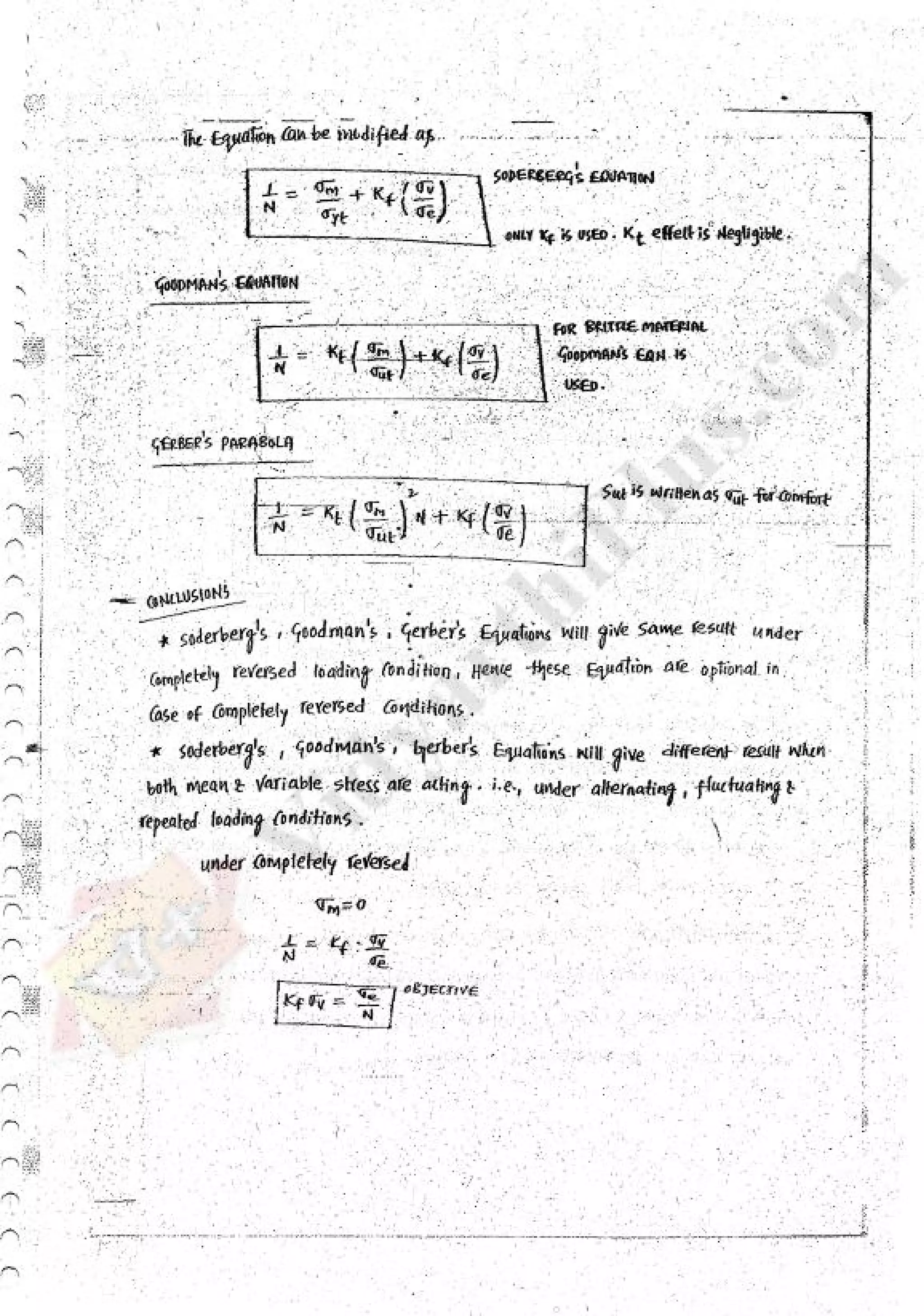 Machine design 1 (md) Mechanical Engineering handwritten classes notes ...