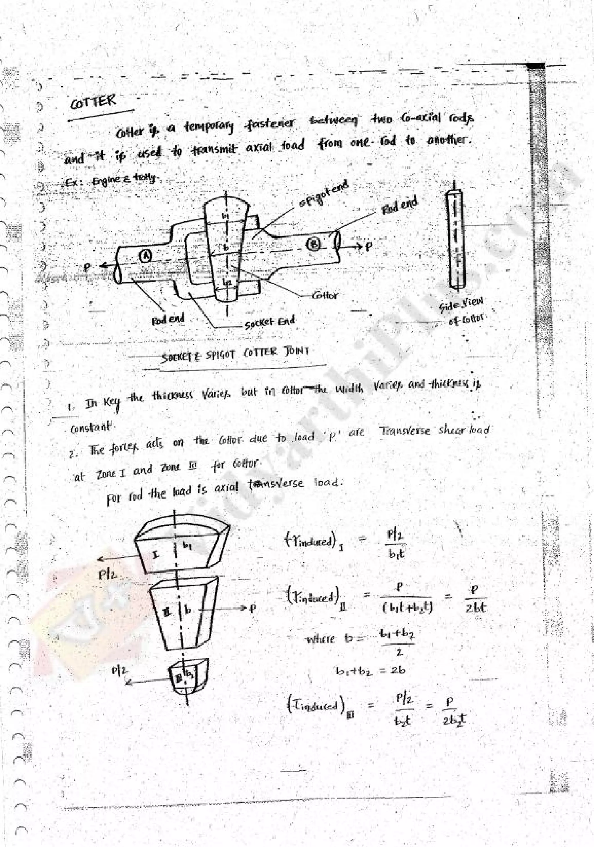 Machine design 1 (md) Mechanical Engineering handwritten classes notes ...
