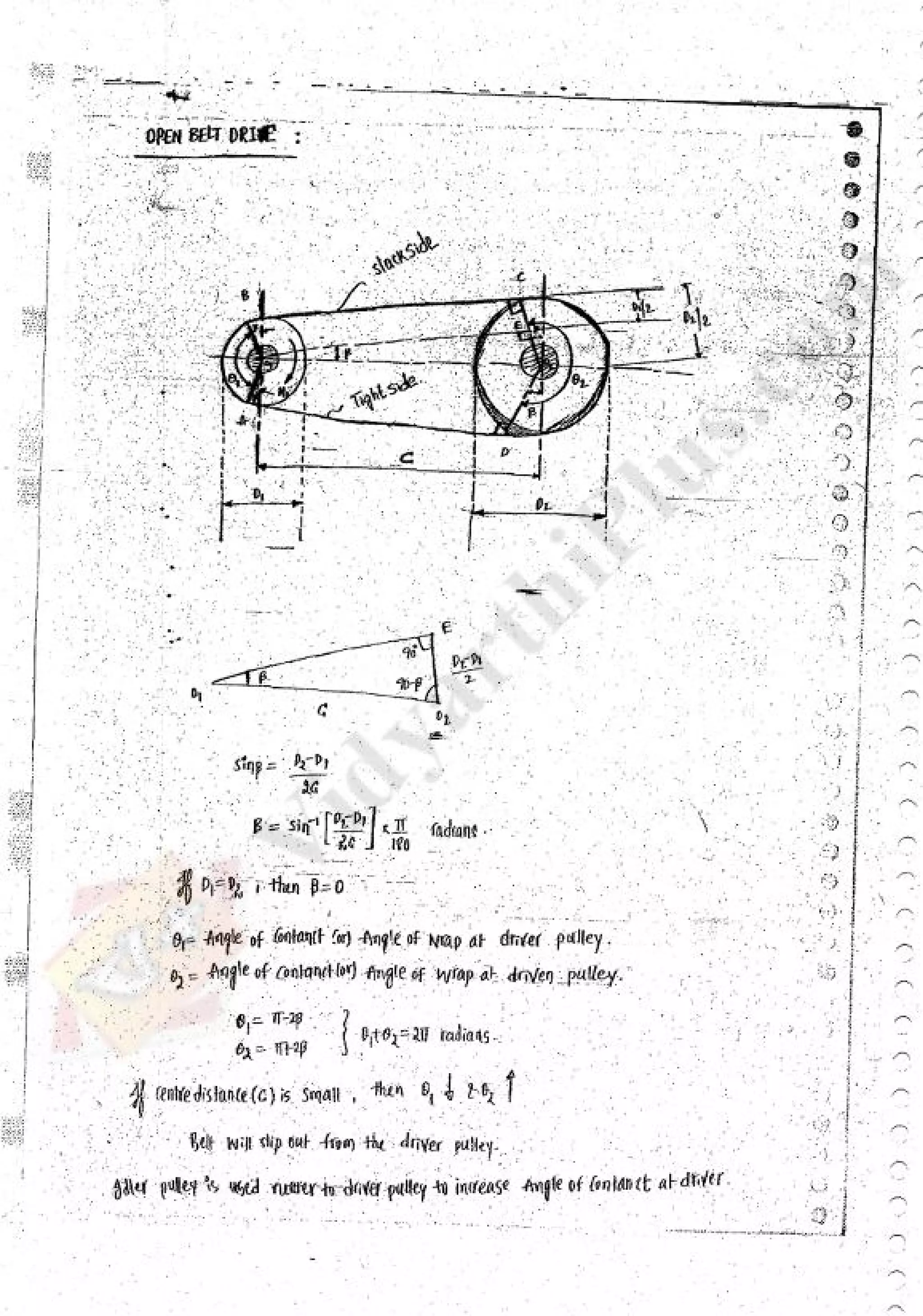 Machine design 1 (md) Mechanical Engineering handwritten classes notes ...