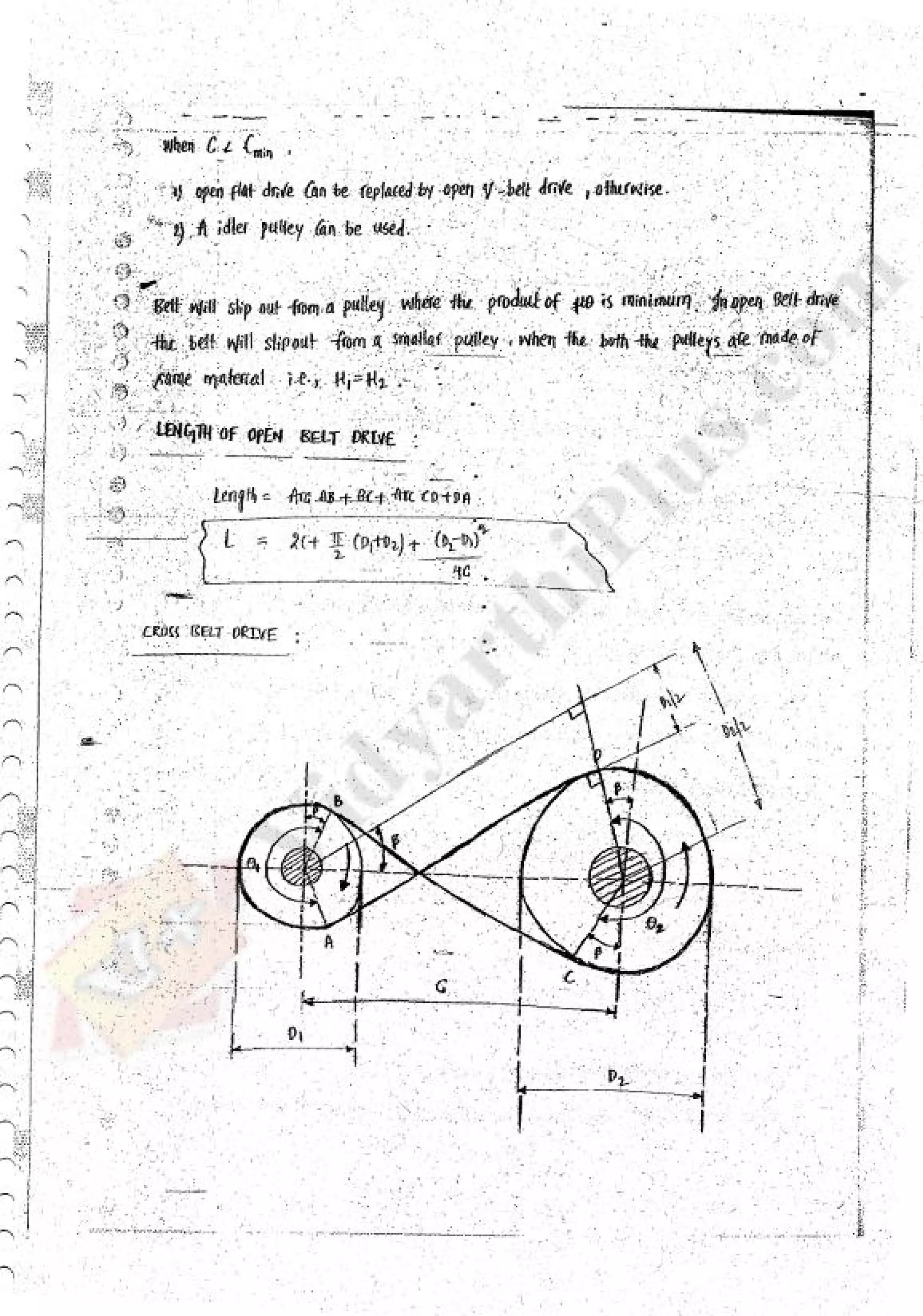 Machine design 1 (md) Mechanical Engineering handwritten classes notes ...