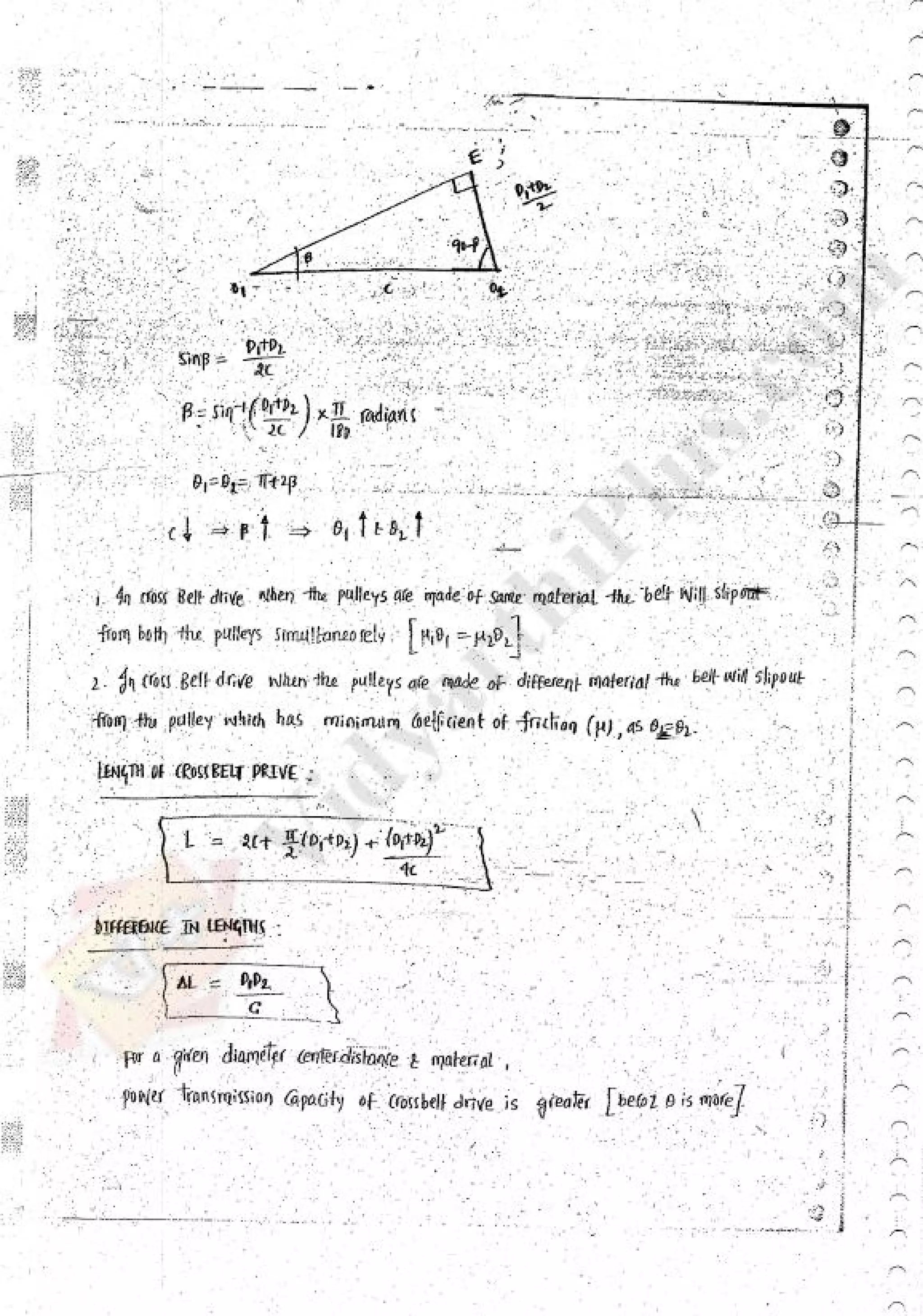 Machine design 1 (md) Mechanical Engineering handwritten classes notes ...