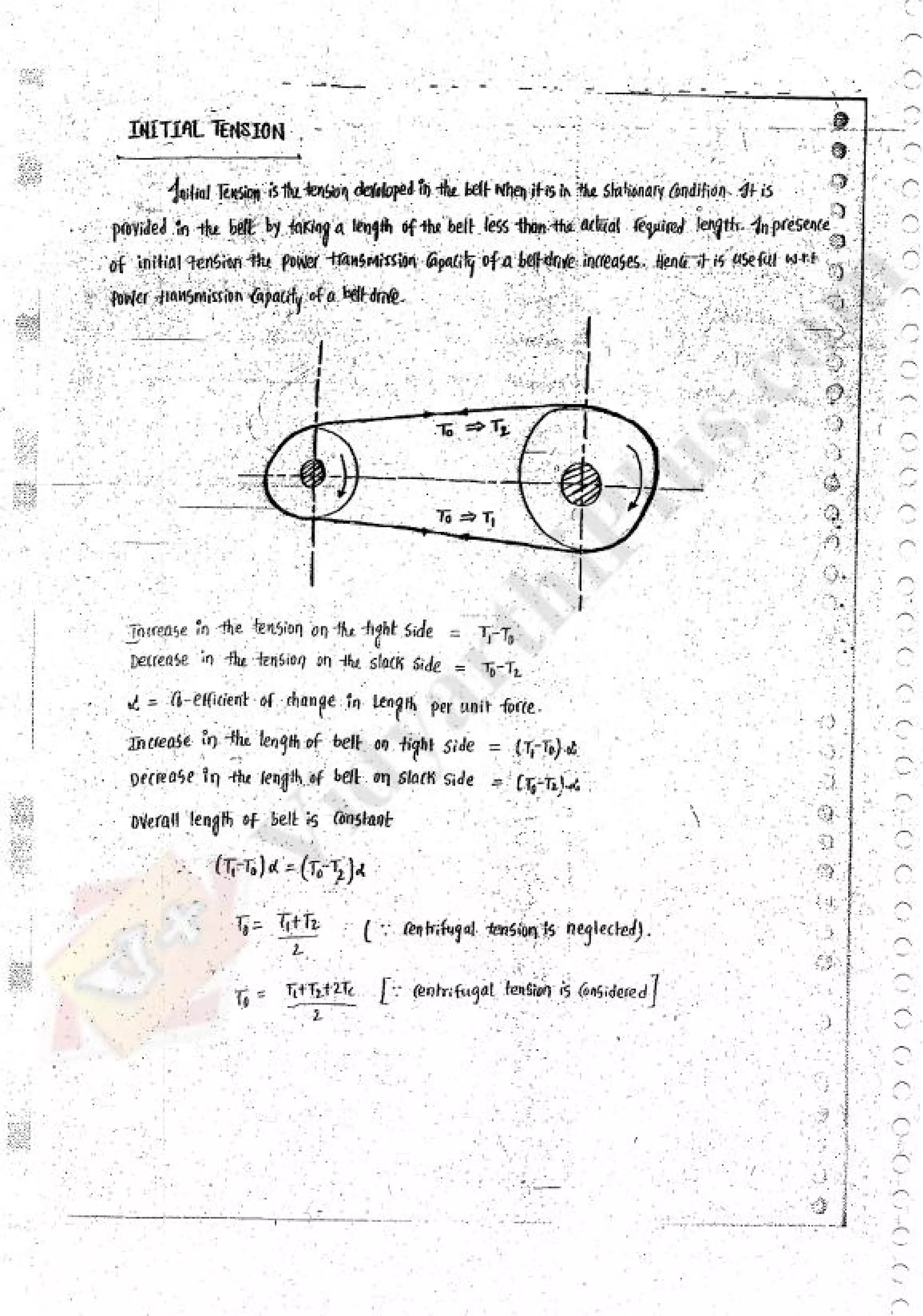 Machine design 1 (md) Mechanical Engineering handwritten classes notes ...