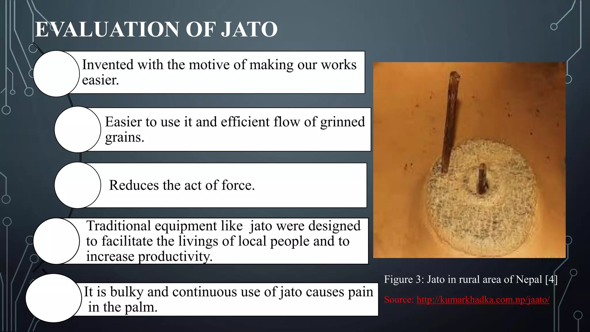 Machine design 32122 prabhas_case study on jato(traditional equipment ...