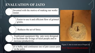 Machine design 32122 prabhas_case study on jato(traditional equipment ...
