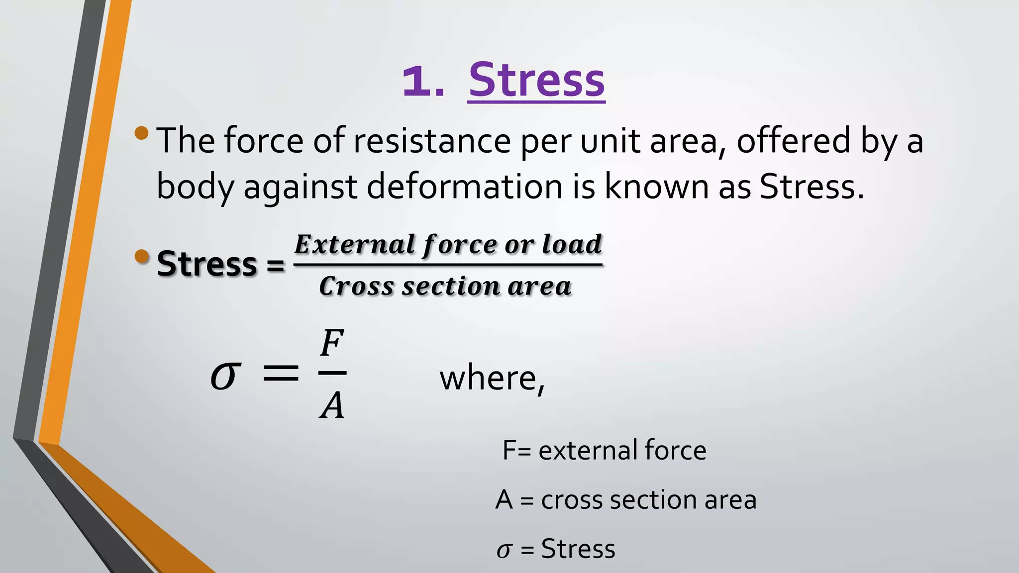 stress \strain | PPT