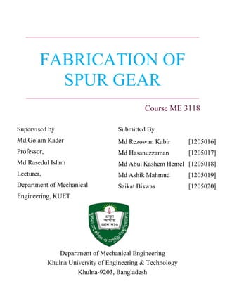 Spur gear paper | PDF