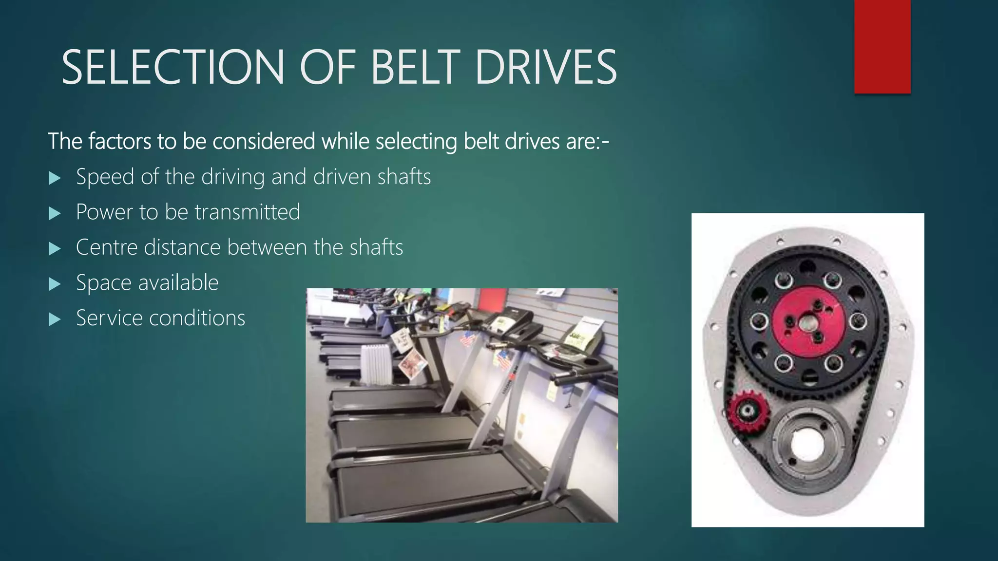 Machine Design Belts | PPTX