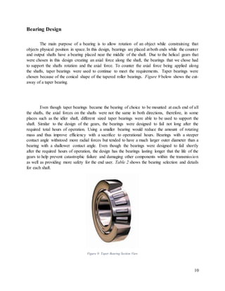 Romax Transmission Gearbox Design | DOCX