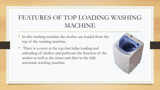 Machine details of washing machine | PPTX