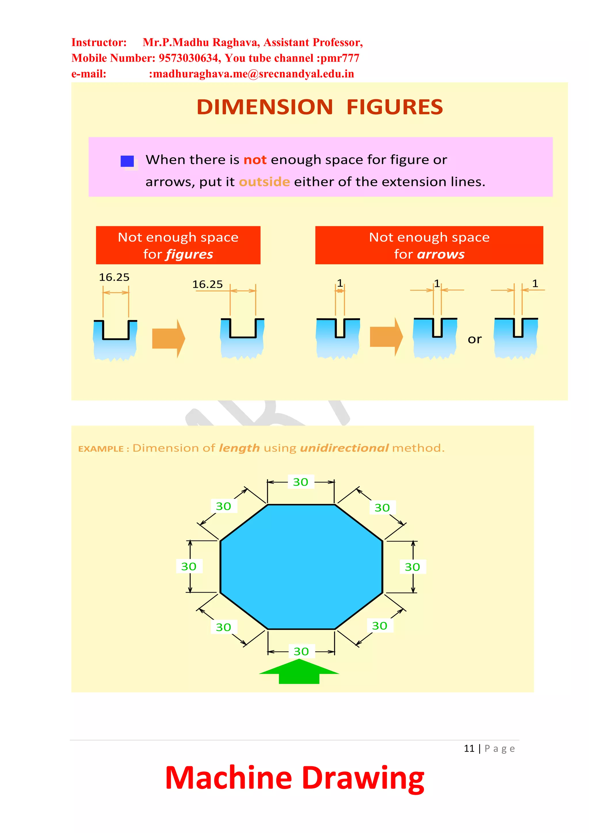 #Machine Drawing Complete lecture notes | PDF