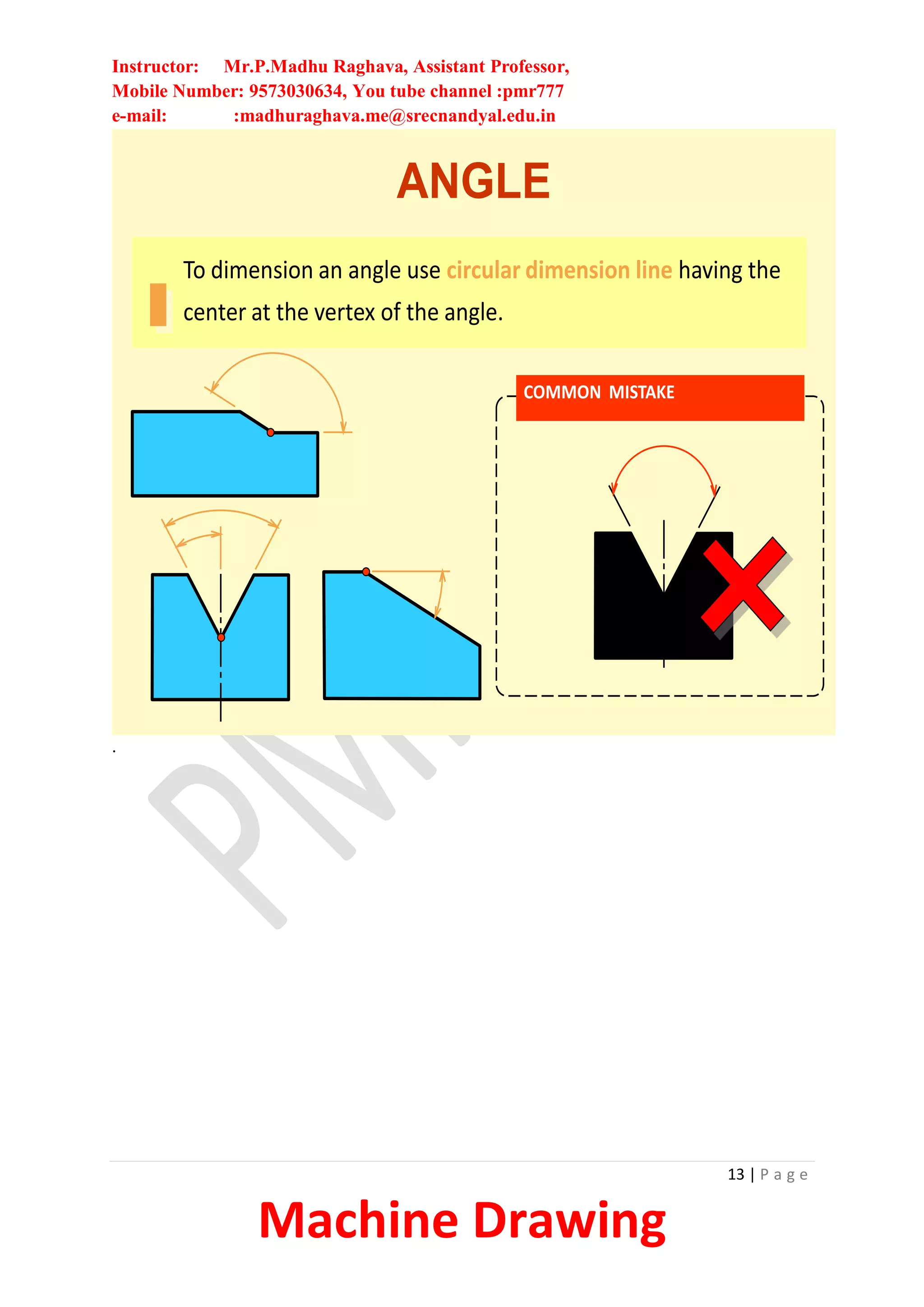#Machine Drawing Complete lecture notes | PDF