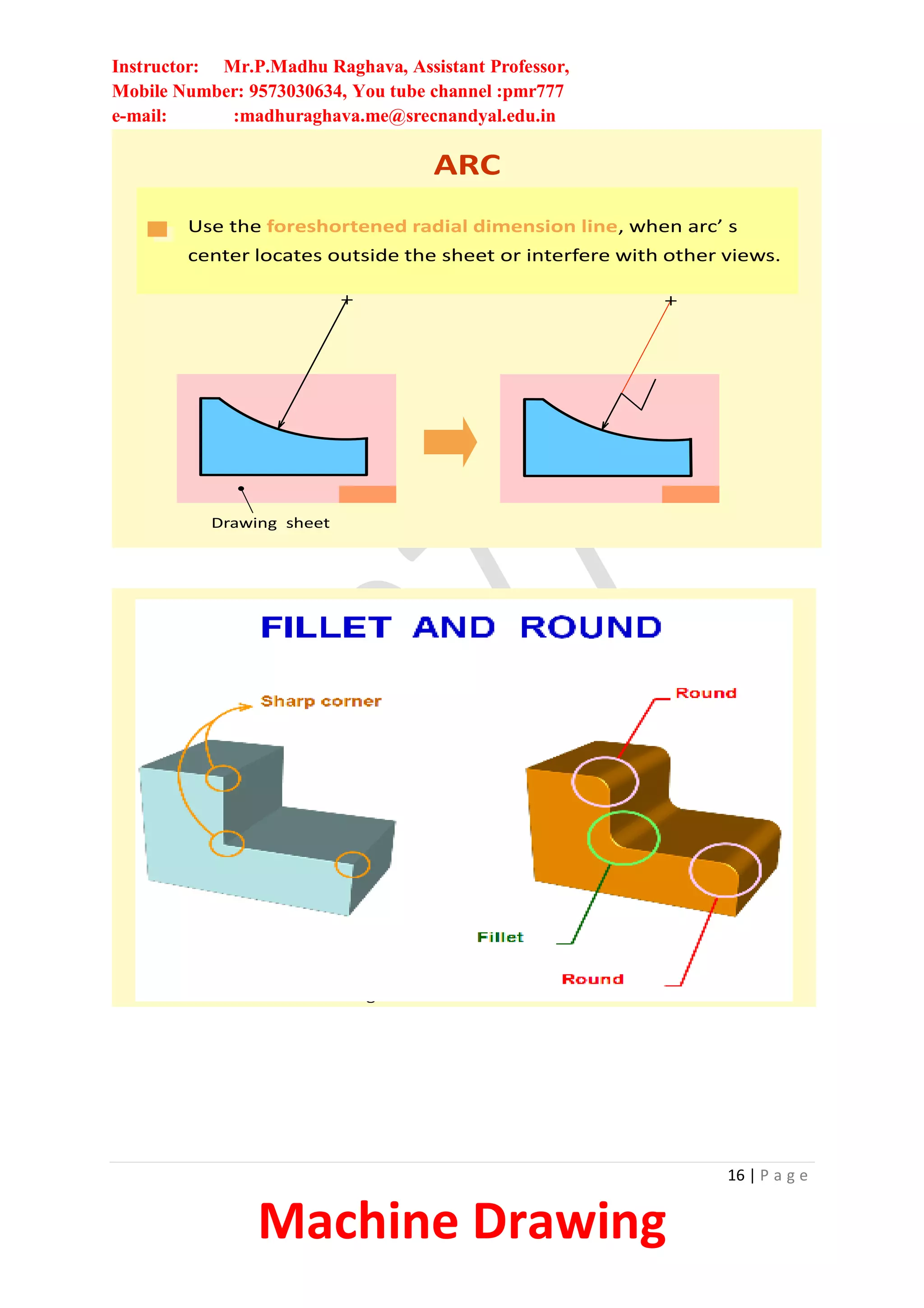 #Machine Drawing Complete lecture notes | PDF