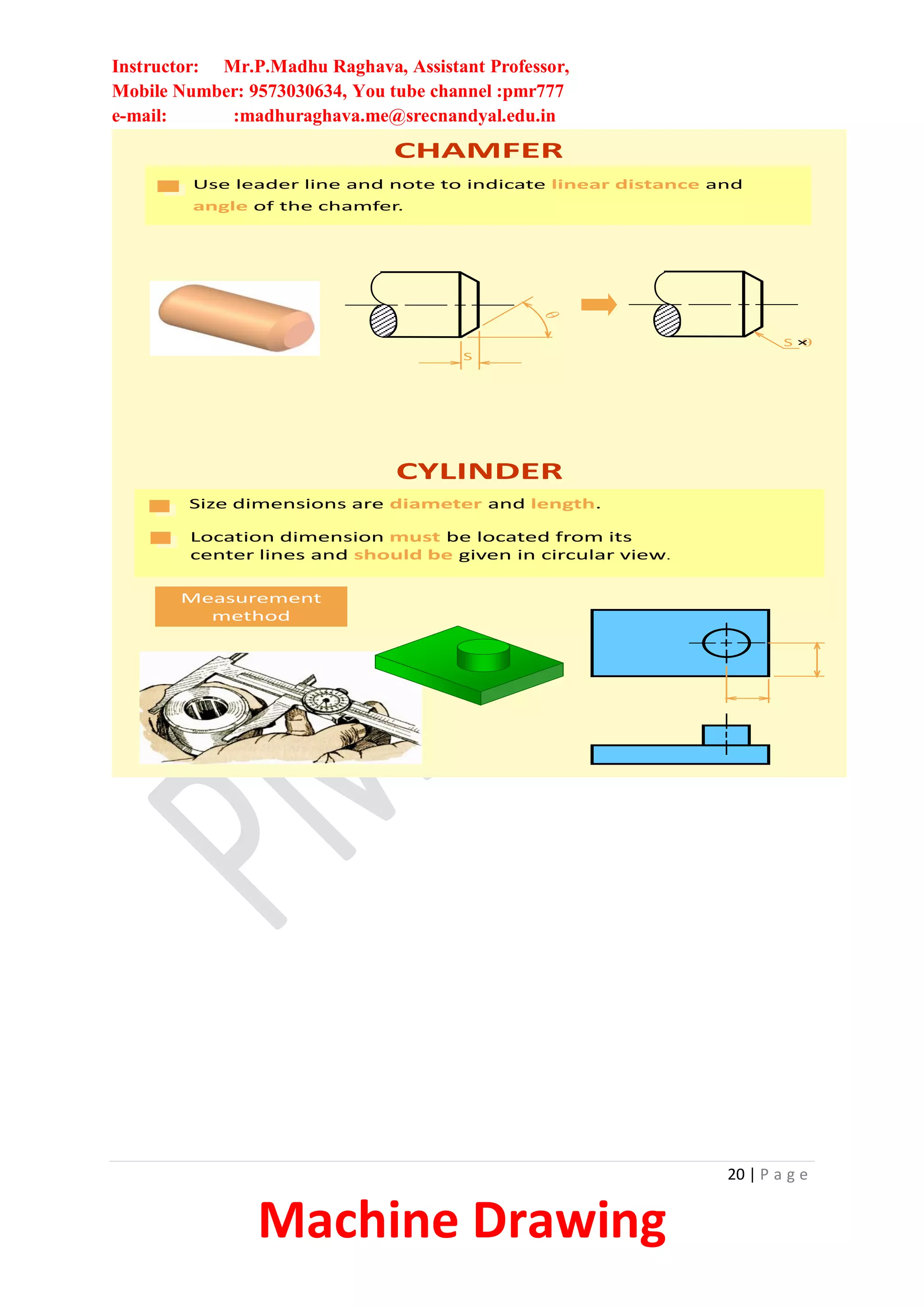 #Machine Drawing Complete lecture notes | PDF