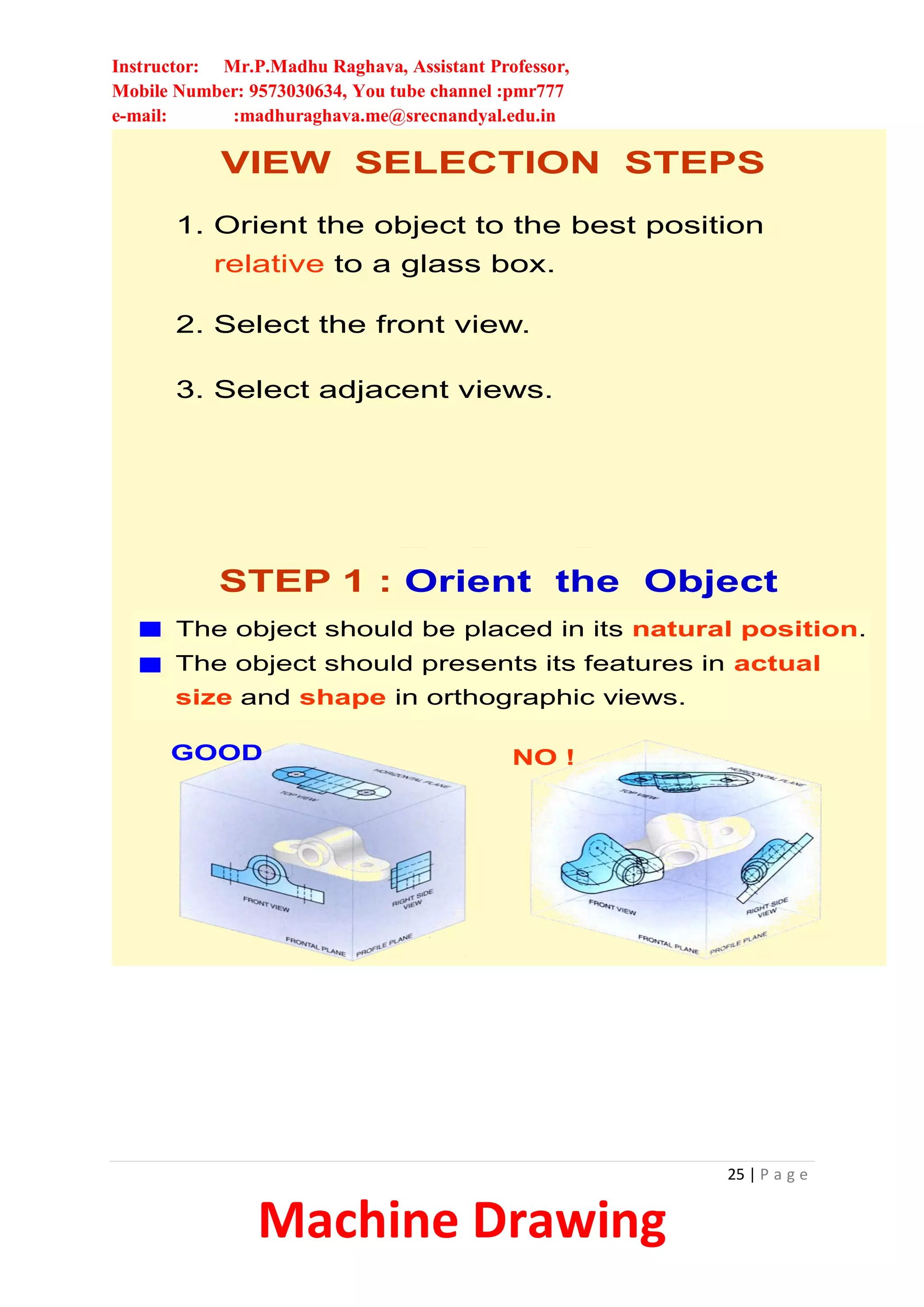 #Machine Drawing Complete lecture notes | PDF