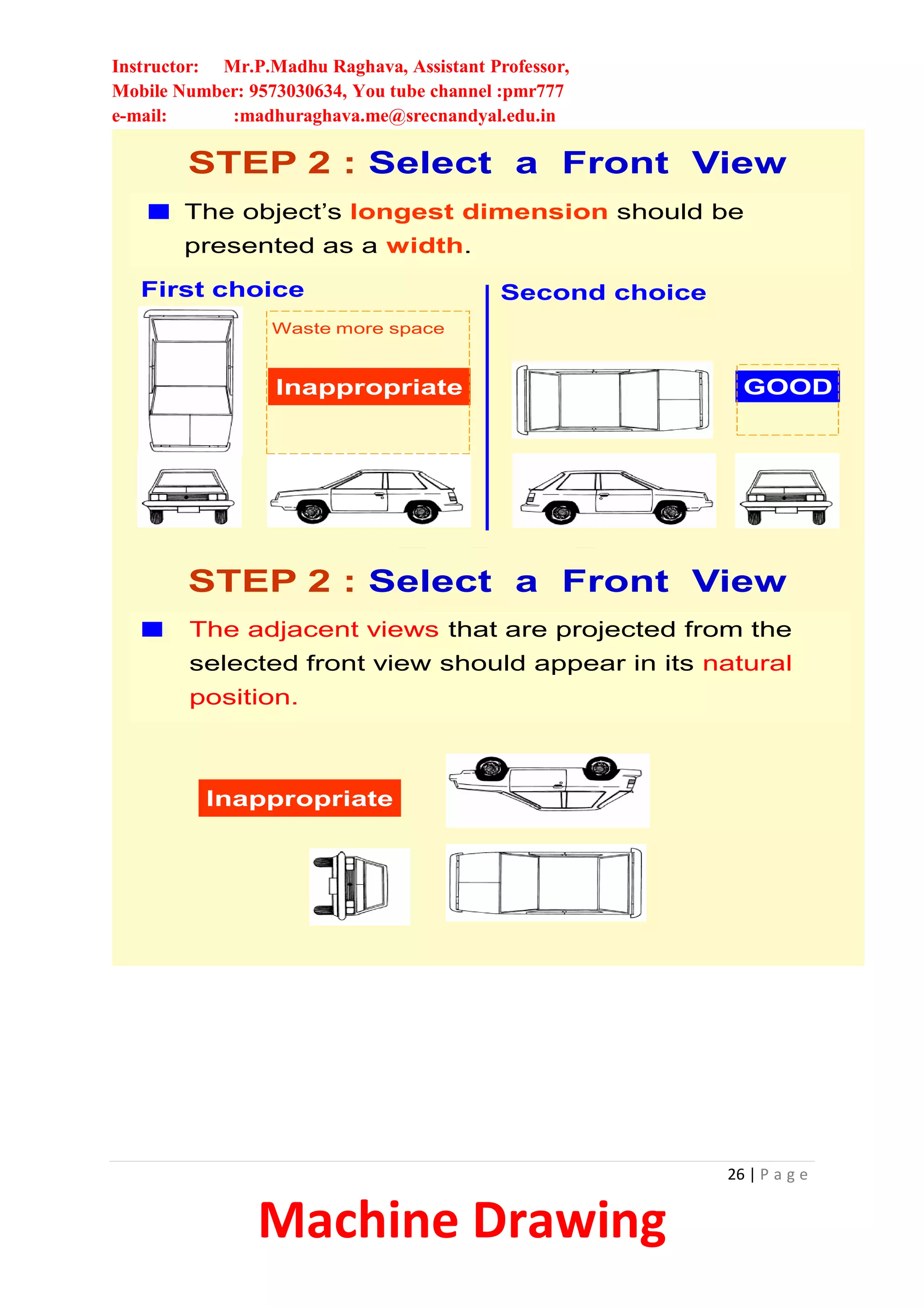 #Machine Drawing Complete lecture notes | PDF