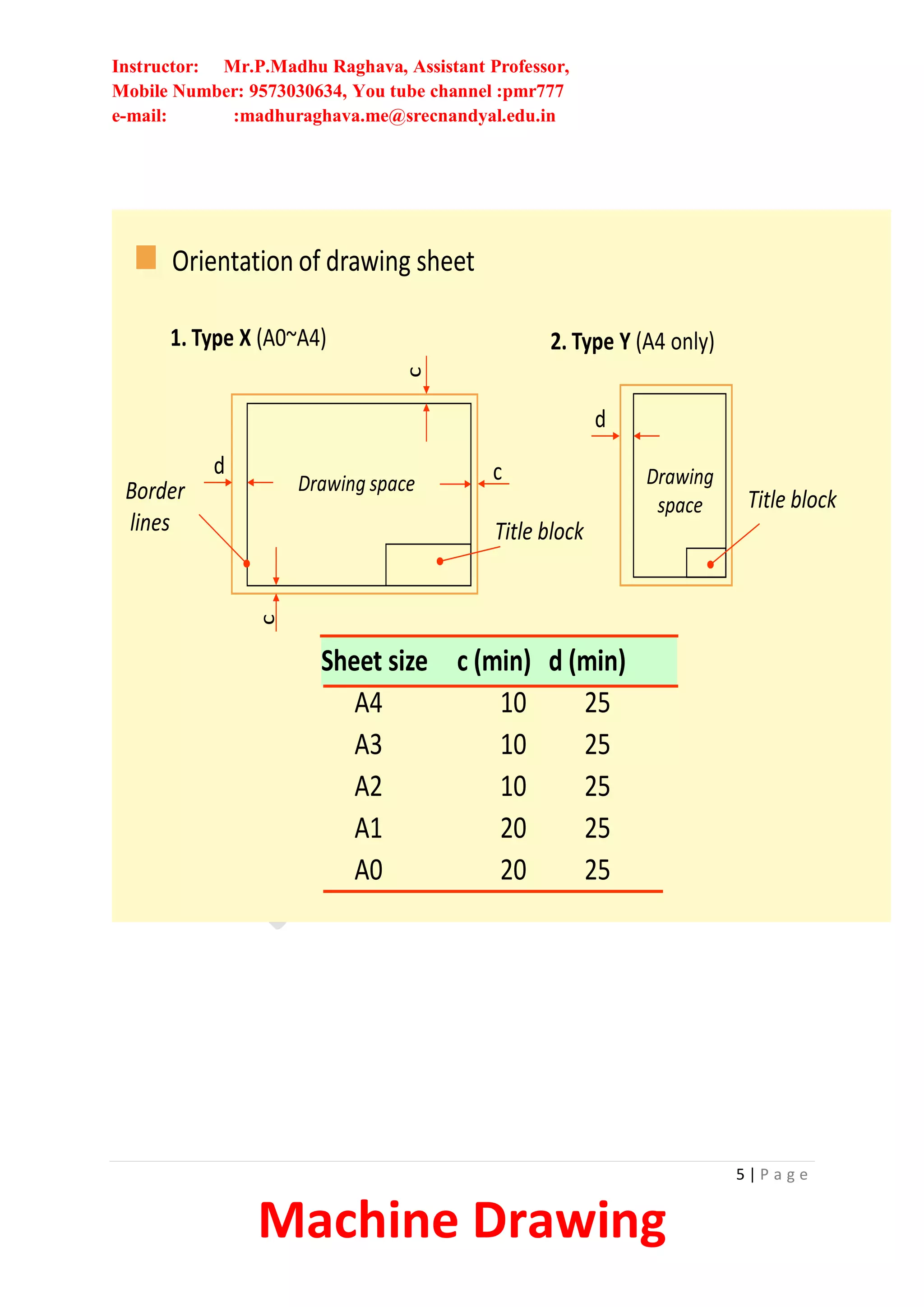 #Machine Drawing Complete lecture notes | PDF