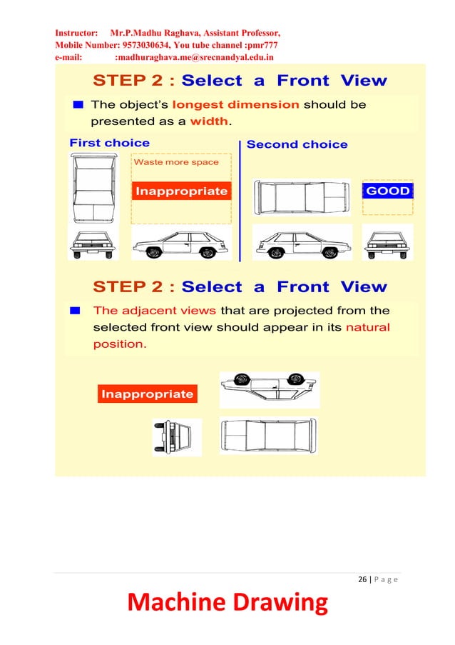 #Machine Drawing Complete lecture notes | PDF