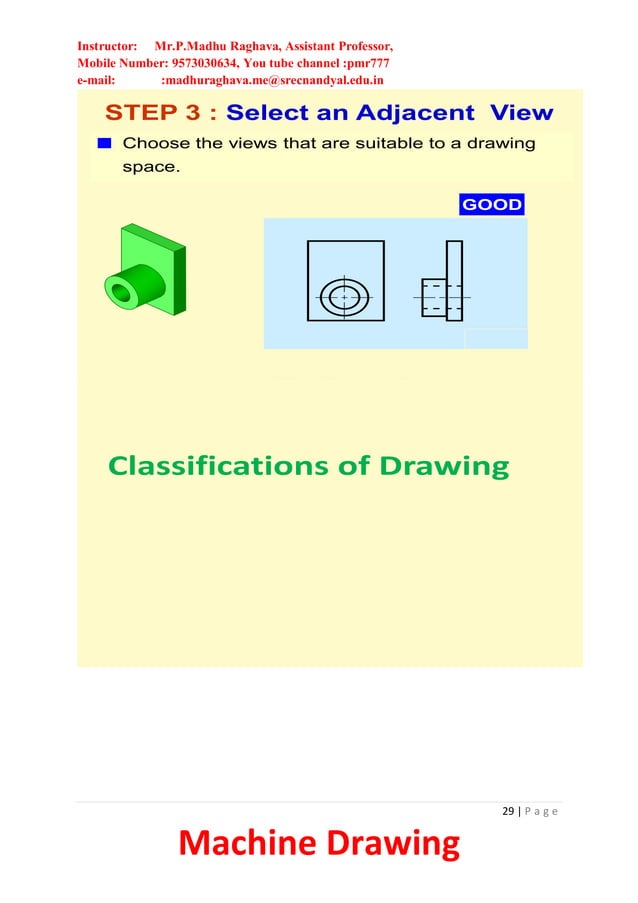 #Machine Drawing Complete lecture notes | PDF