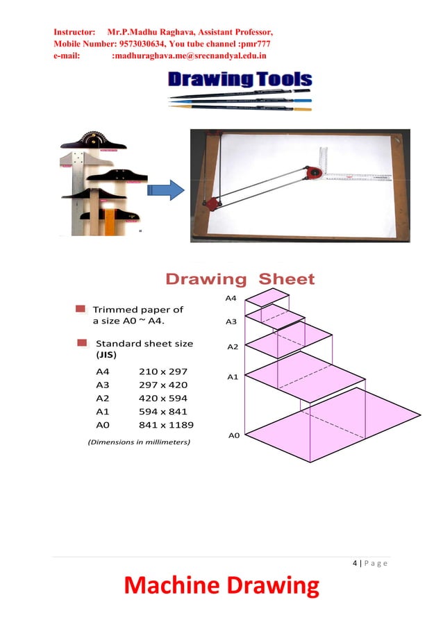 #Machine Drawing Complete lecture notes | PDF