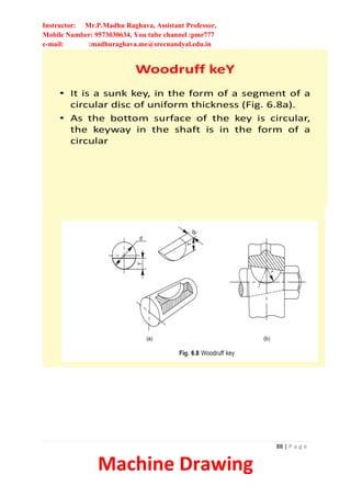 #Machine Drawing Complete lecture notes | PDF