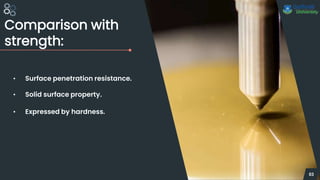 Concept on hardness test conducted on material | PPTX