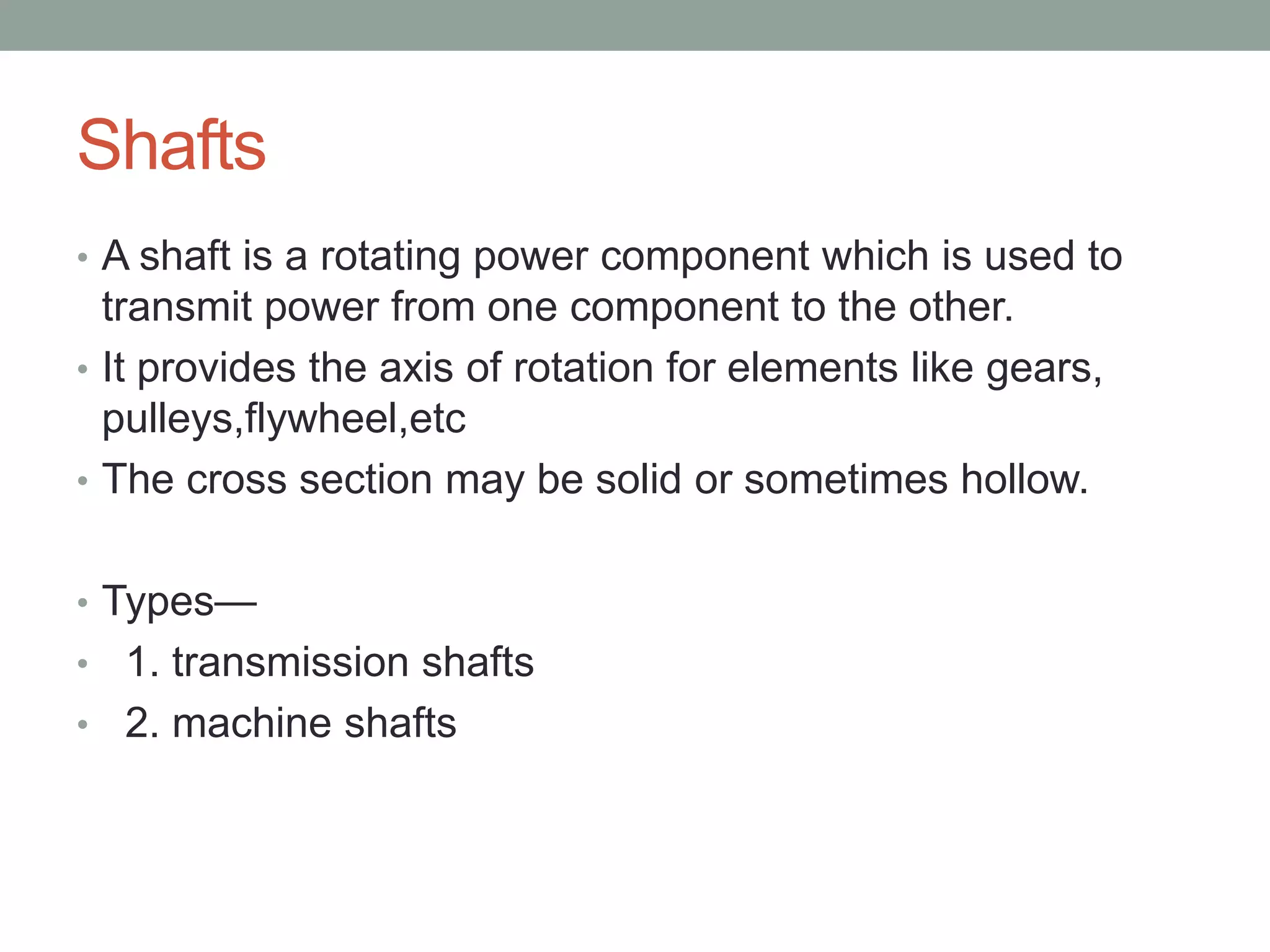 Machine elements | PPTX
