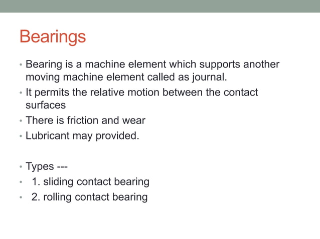 Machine elements | PPTX