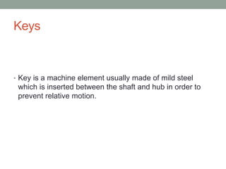 Machine elements | PPTX