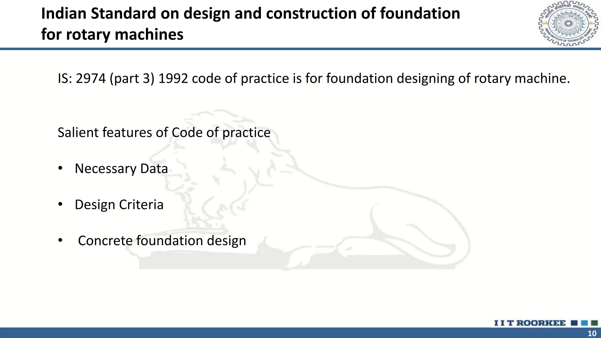 Machine foundations | PPTX