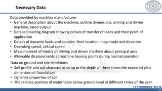 Machine foundations | PPTX