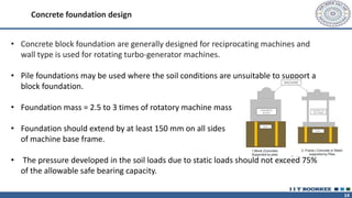 Machine foundations | PPTX